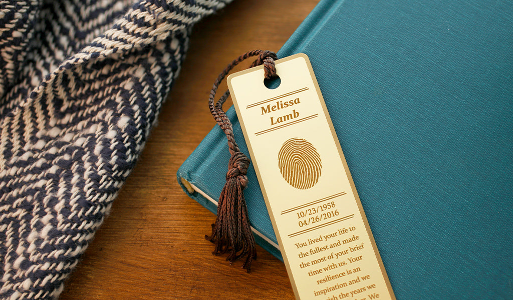 Tell Your Loved One’s Story – Personalized Fingerprint Bookmark ...
