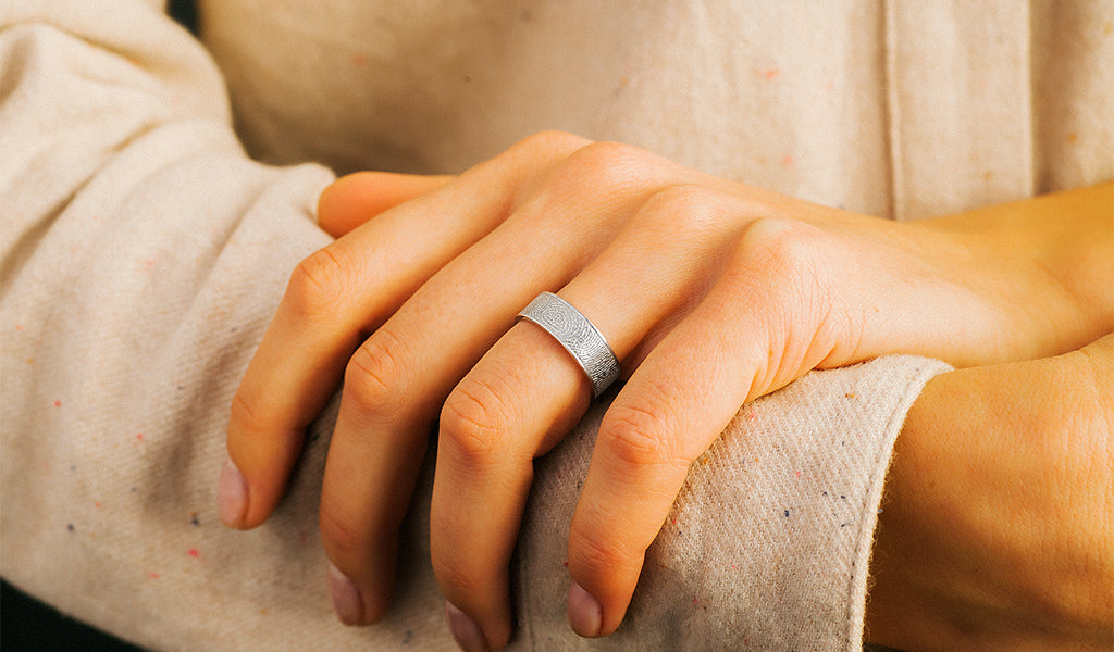 Fingerprint Rings: Unmatched, Personalized Connection – LegacyTouch