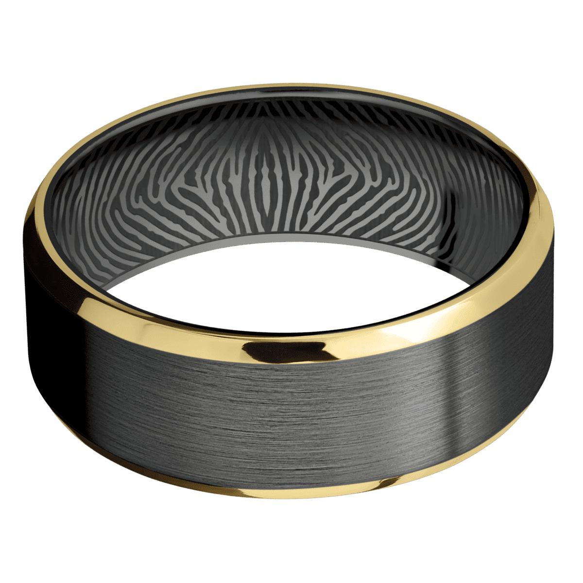 Metal Inlay Fingerprint Ring – LegacyTouch