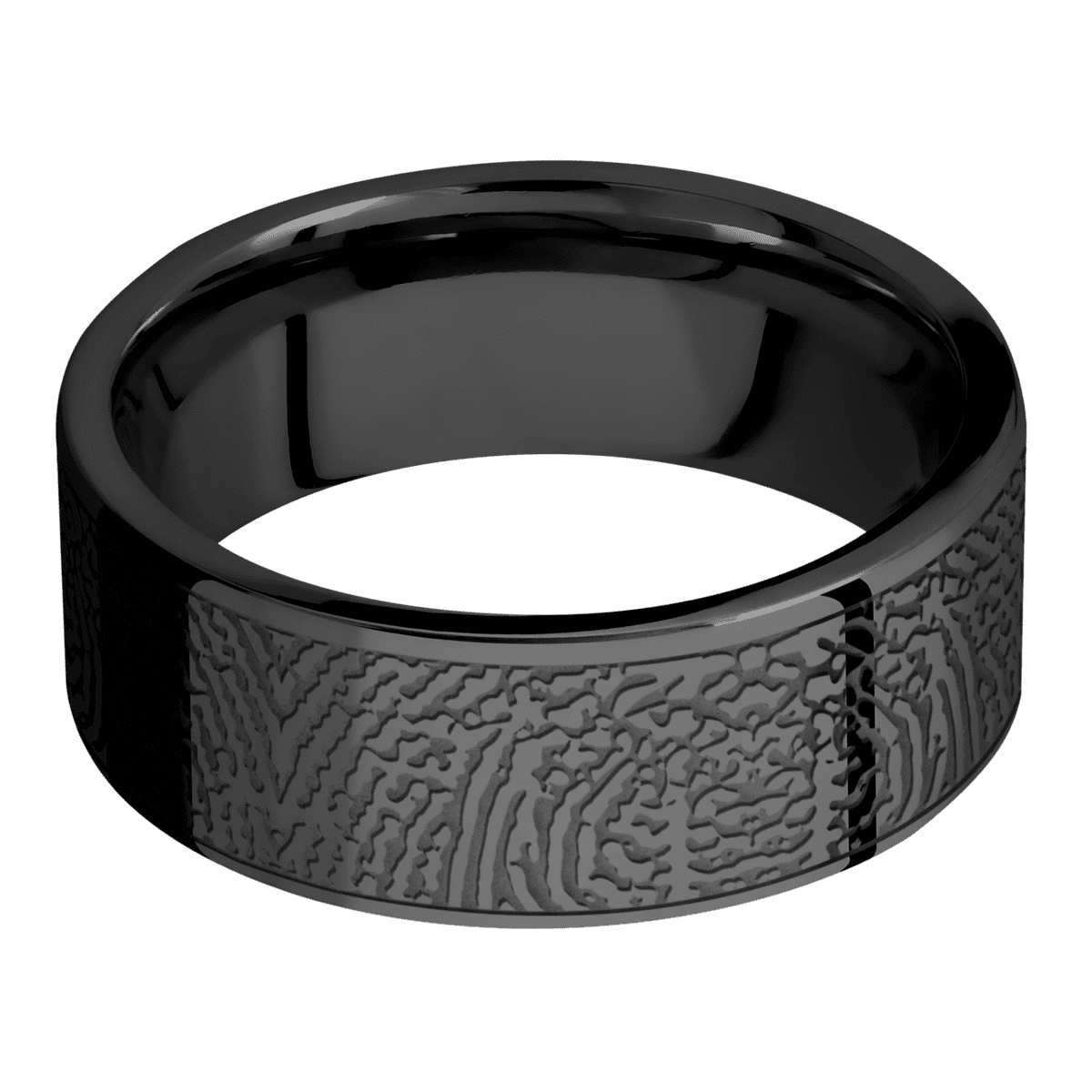 Zirconium Fingerprint Ring – LegacyTouch