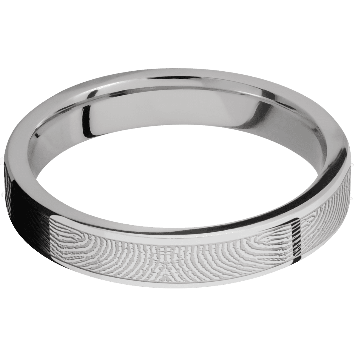 Platinum Fingerprint Ring – LegacyTouch
