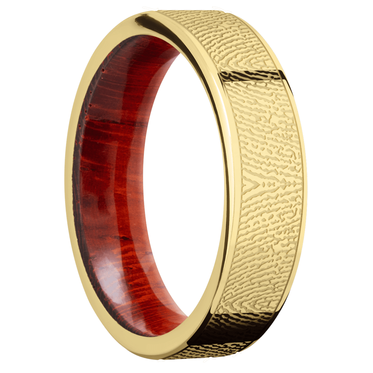 10K Yellow Gold + Polish Finish + Padauk – LegacyTouch