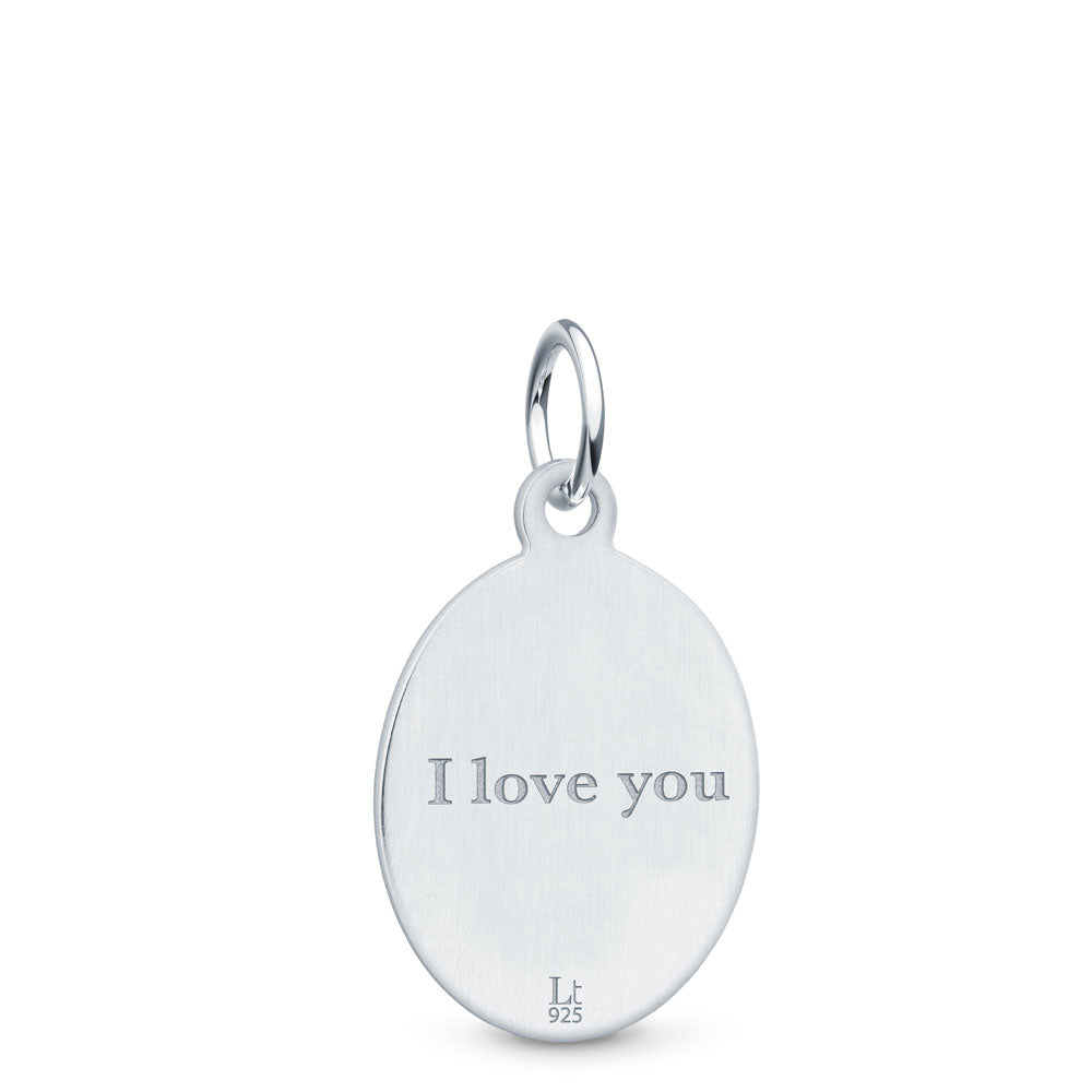 Sterling Silver Oval Charm – LegacyTouch